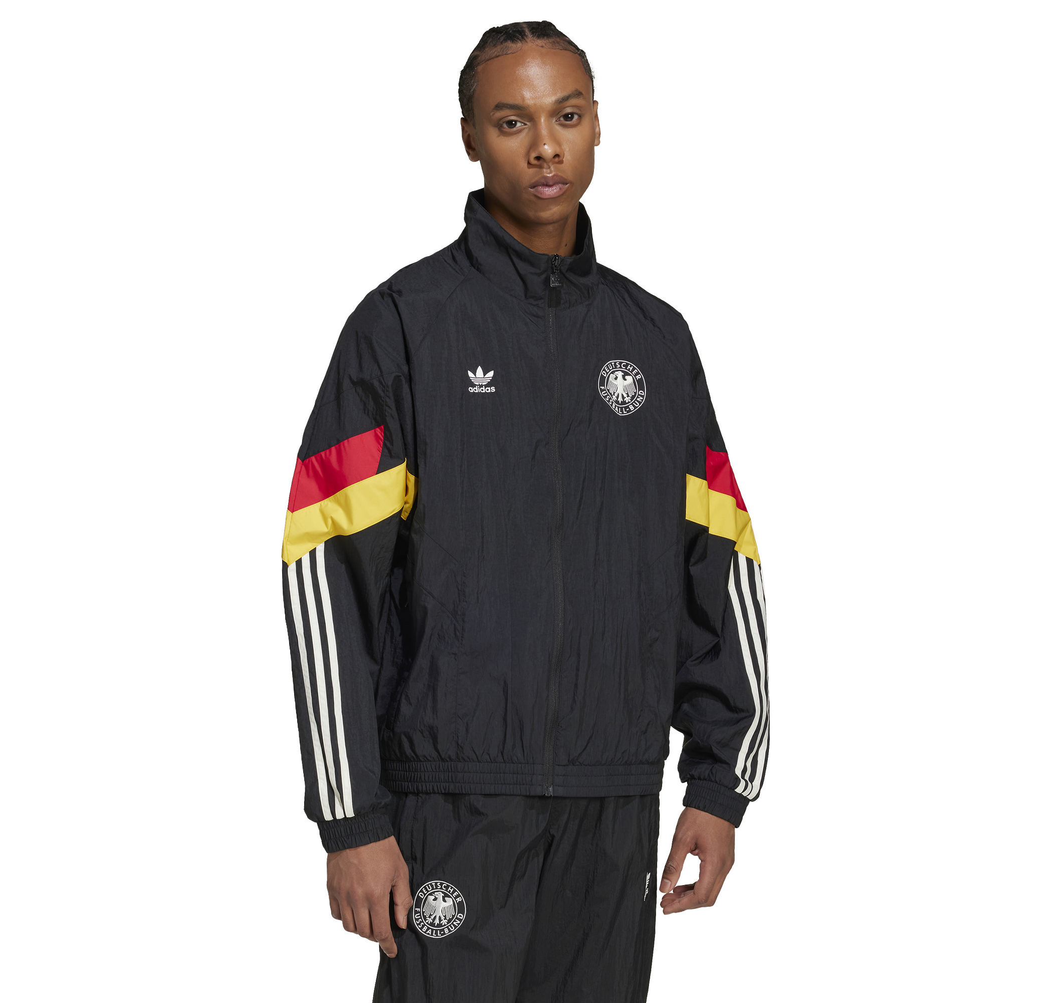 adidas Dfb Og Tt Erkek Siyah Ceket| Sneakscloud