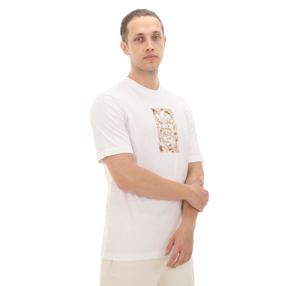 adidas Camo Label Tee Erkek Beyaz T-Shirt| Yalı Spor