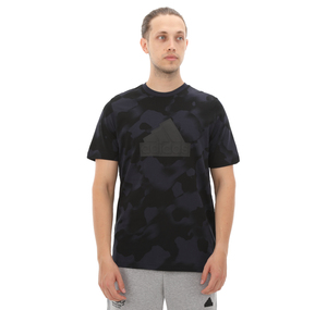 adidas M Fı Bos T Aop Erkek Siyah T-Shirt| Yalı Spor