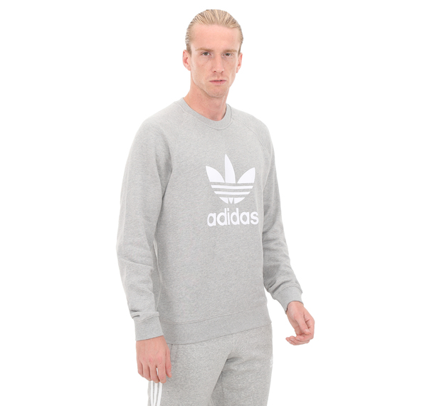 adidas Trefoıl Crew Erkek Gri Sweatshirt| Yalı Spor