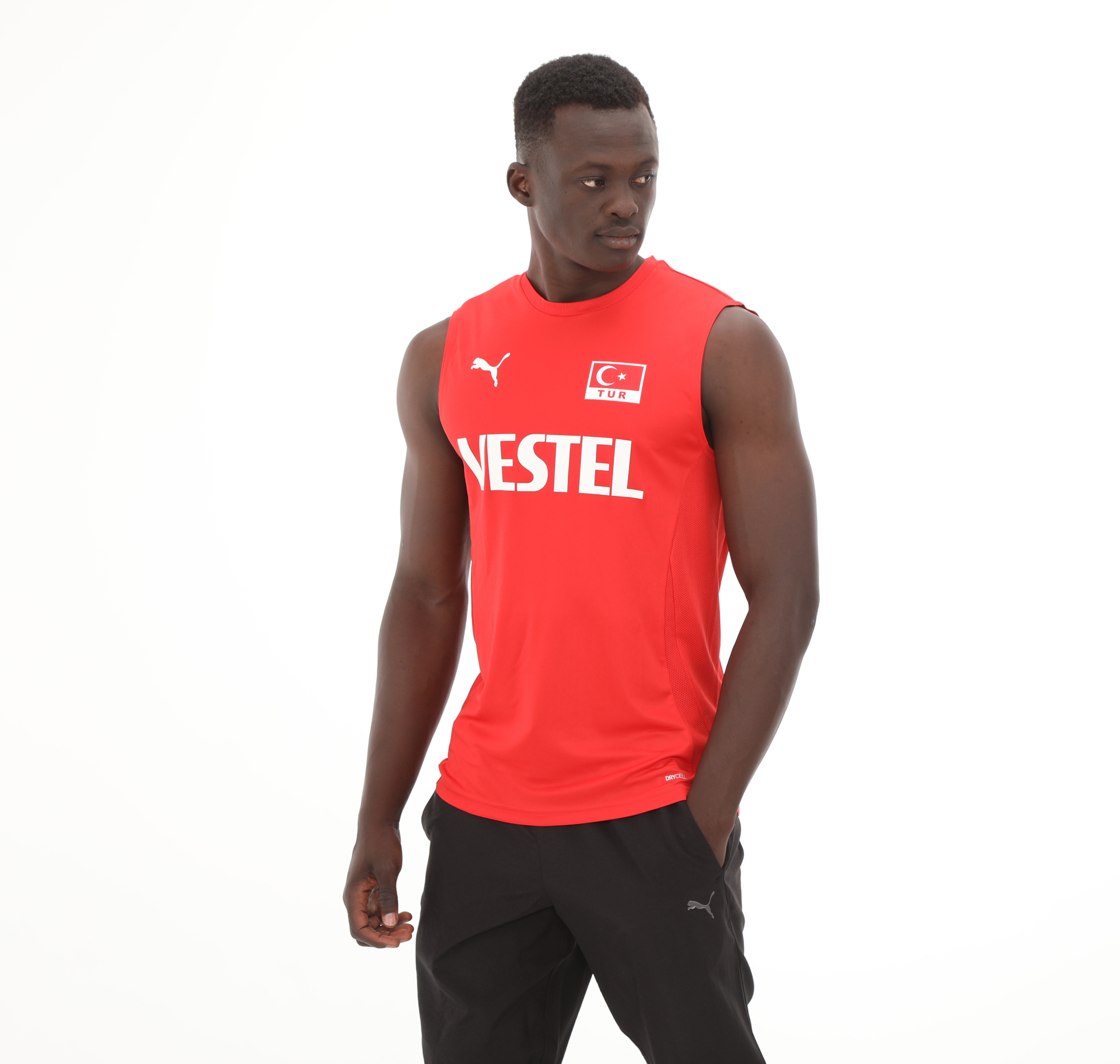 Puma Men Volleyball Jersey Erkek Kırmızı Forma| Yalı Spor