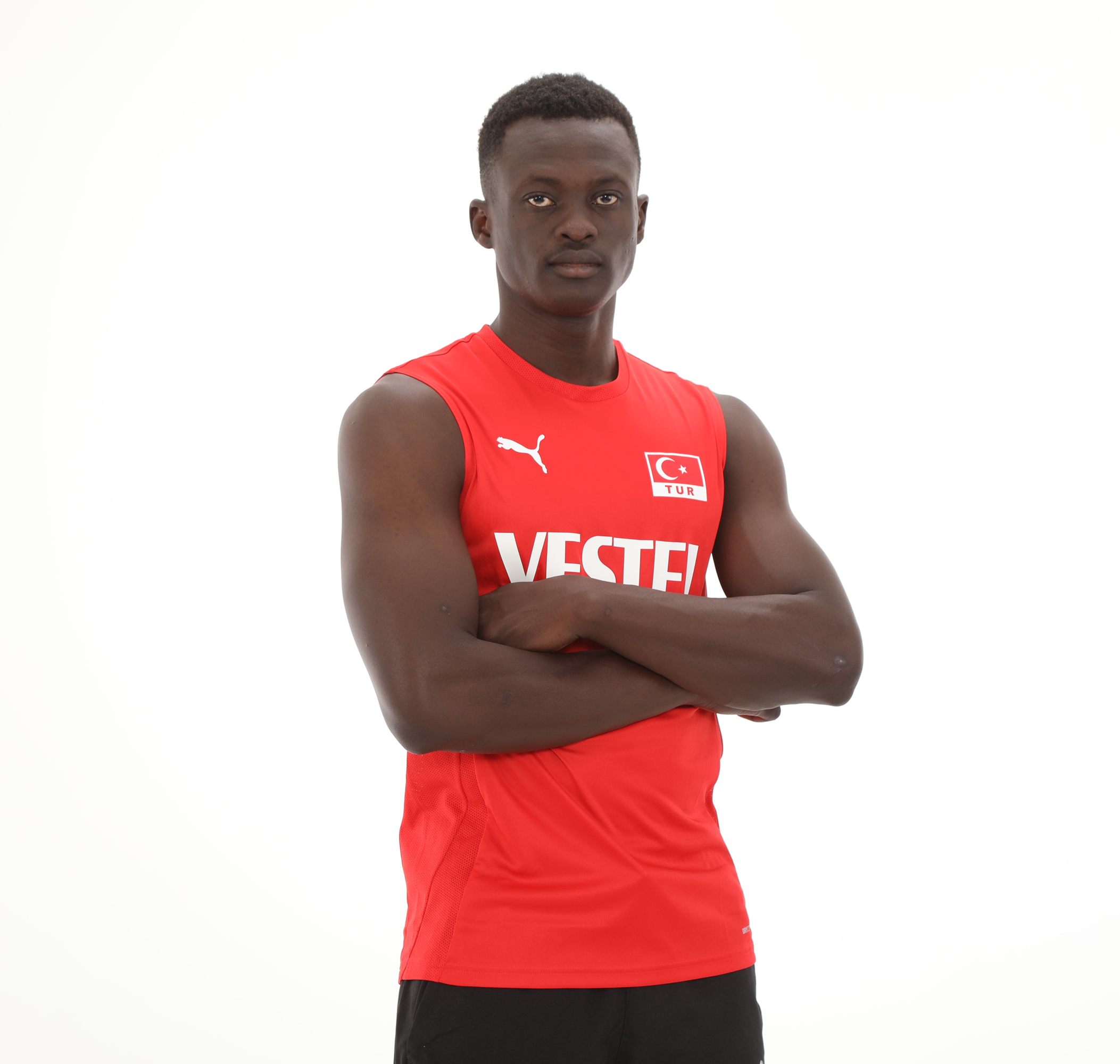 Puma Men Volleyball Jersey Erkek Kırmızı Forma| Yalı Spor